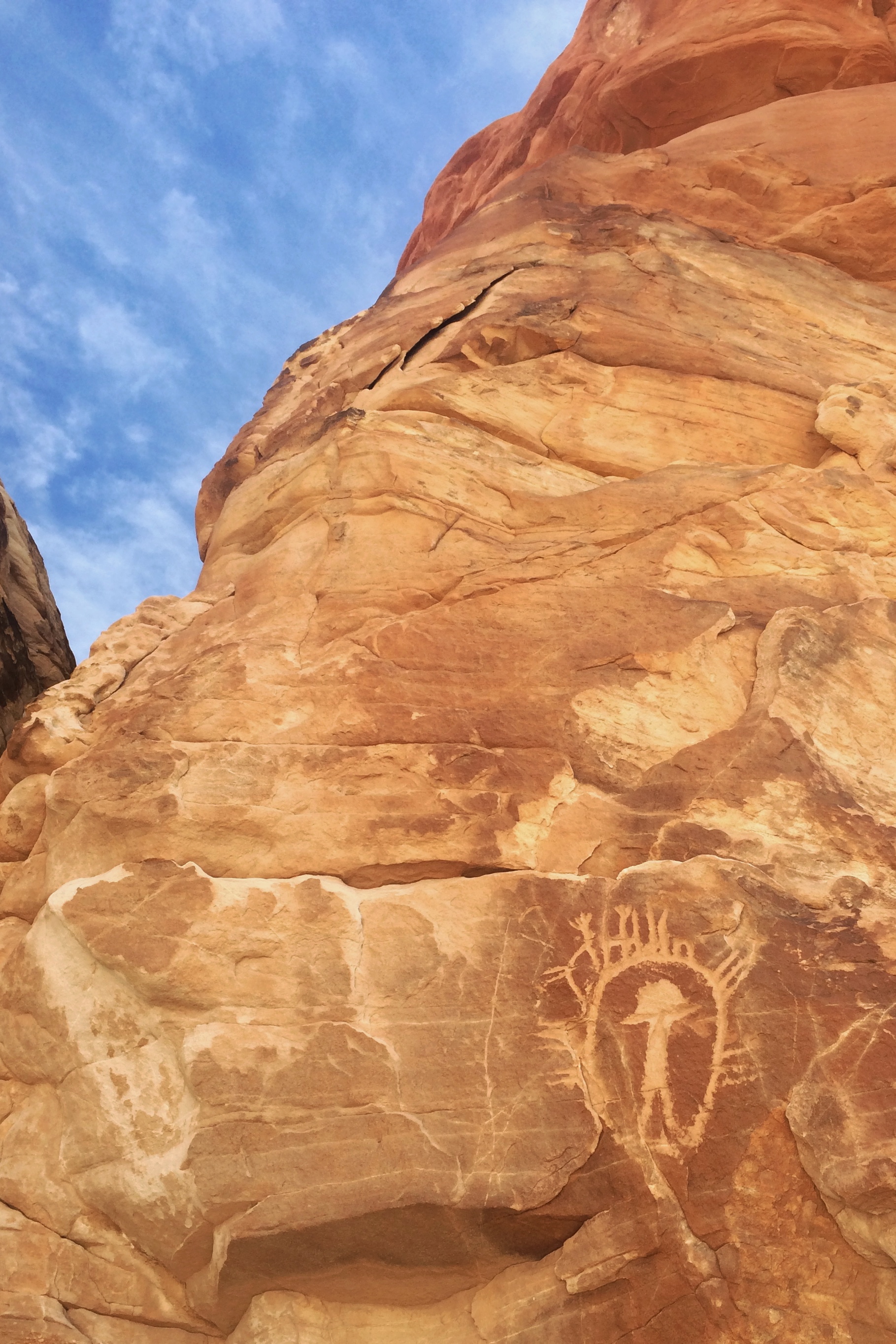 Falling Man Petroglyphs, Gold Butte National Monument, Nevada ...