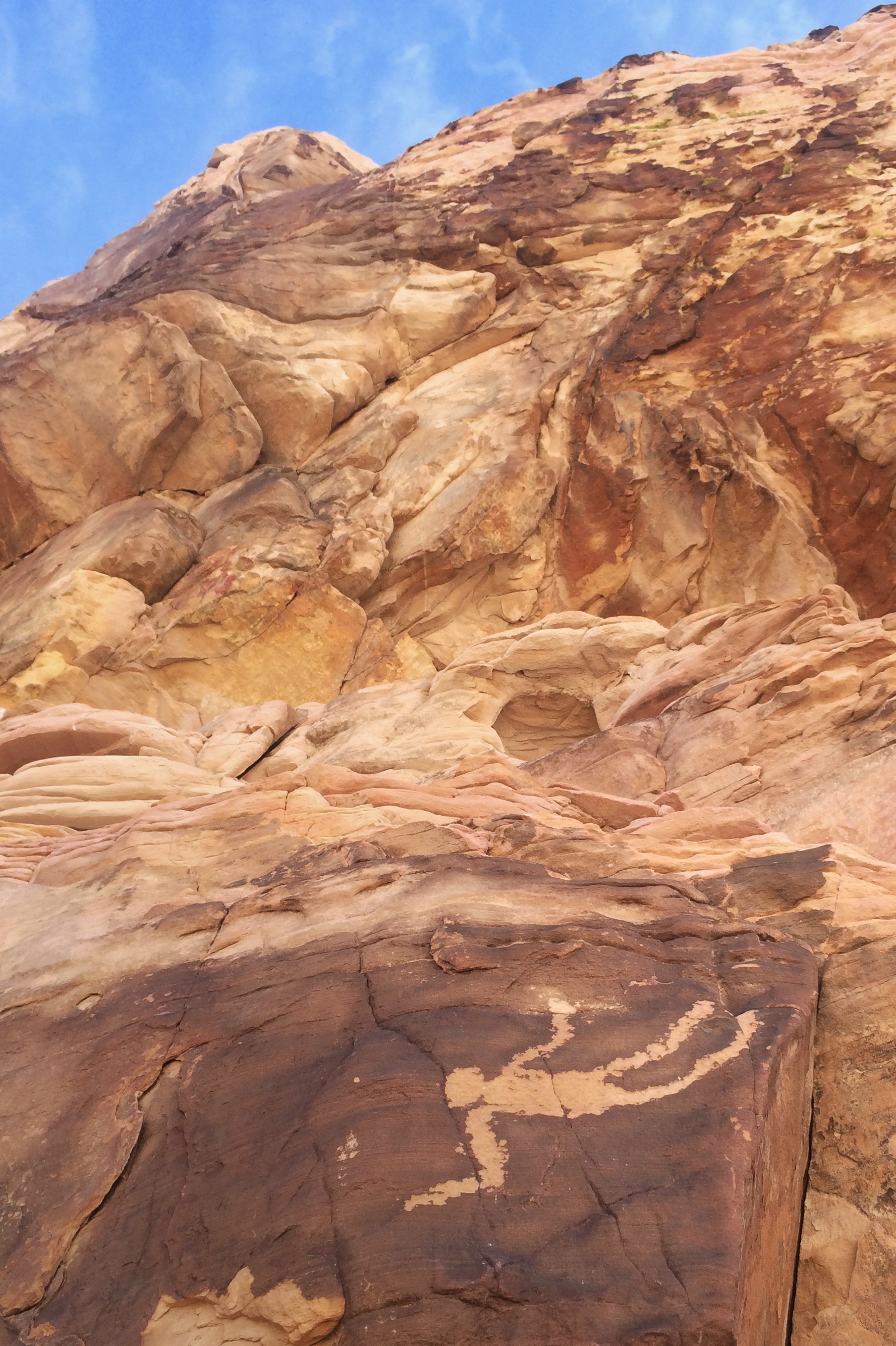 Falling Man Petroglyphs, Gold Butte National Monument, Nevada ...